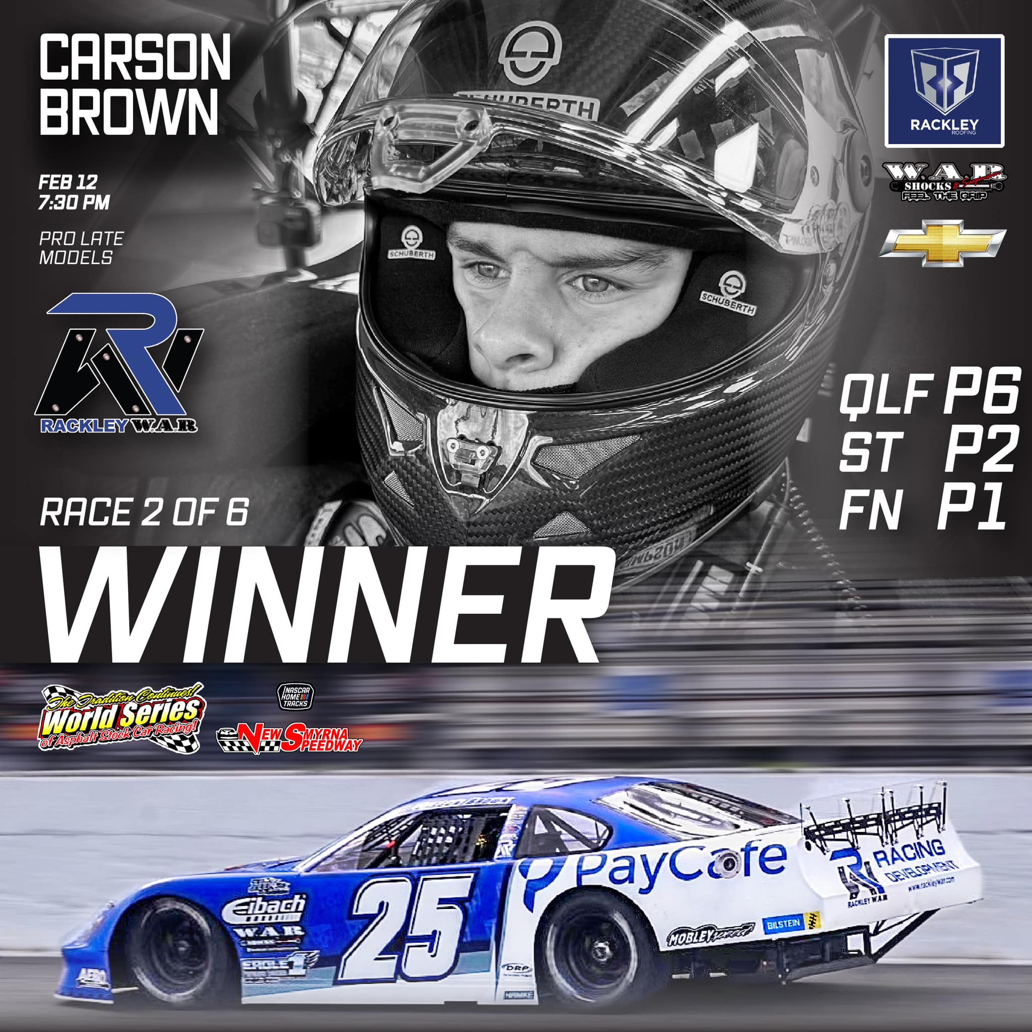 Pro Late Model Team | Rackley W.A.R.